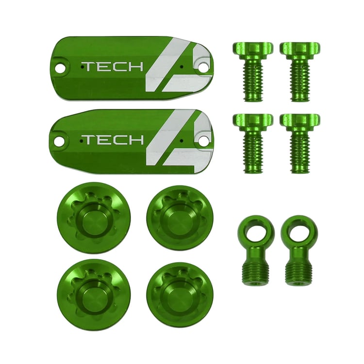 Kit Customizare Hope Tech 4 V4 Green - PlayBike.ro