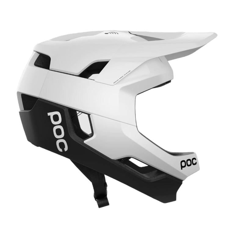 Casca Fullface Mtb Poc Otocon Race Mips Alb/Negru - PlayBike.ro