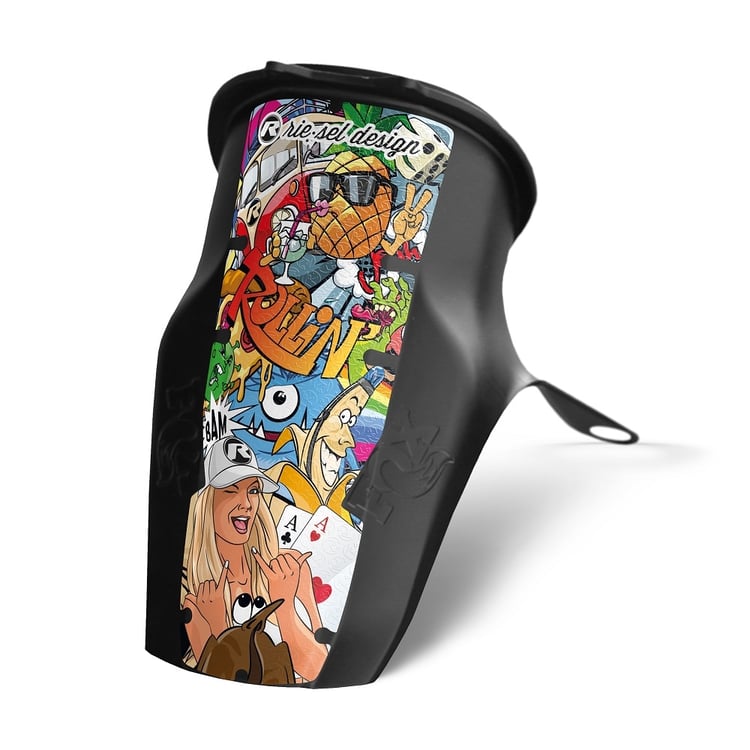 Sticker protectie aripa Fox Riesel Design stickerbomb eyecatcher ...