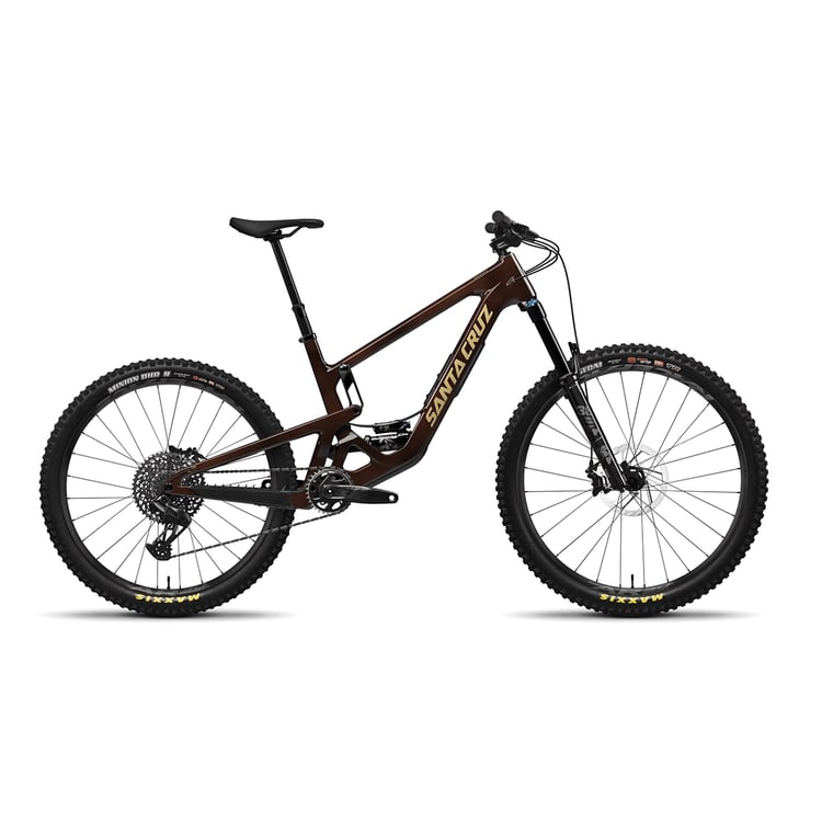 Bicicleta Santa Cruz Bronson Carbon C S kit MX Translucent Root Beer ...