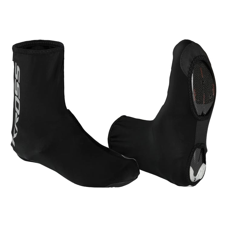 Huse pantofi Kross Lycra Cloth Overshoes Negru - PlayBike.ro