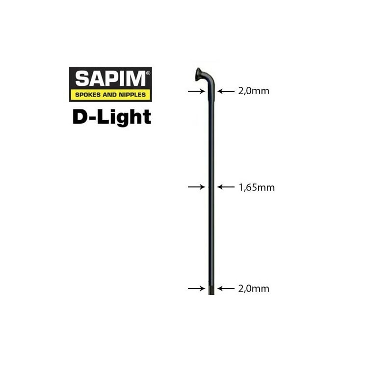 Spita Sapim D-Light Negru - PlayBike.ro