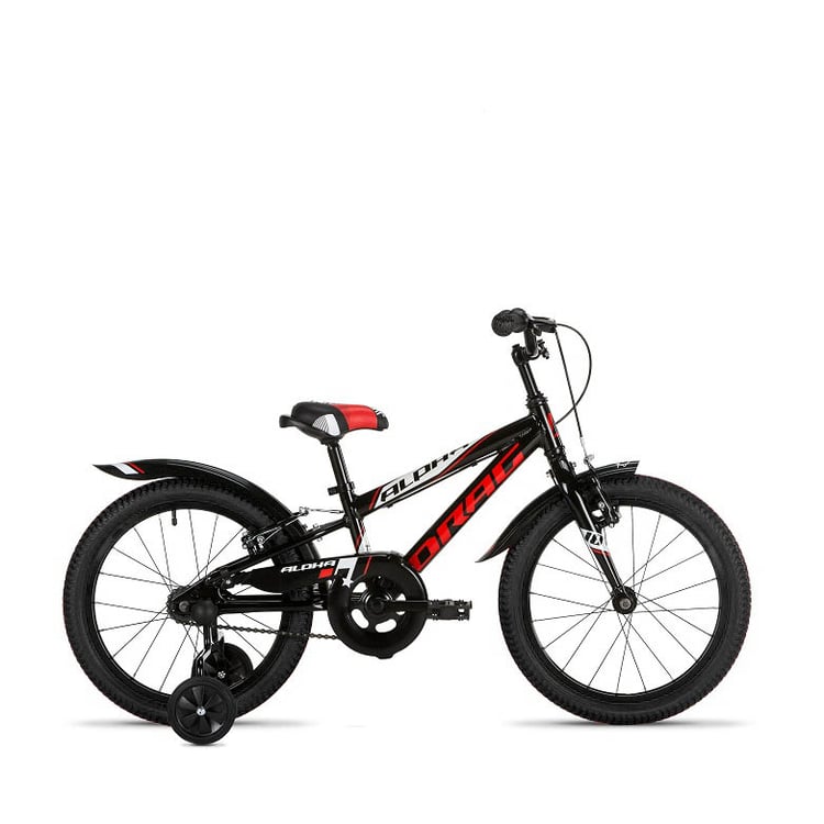 Bicicleta copii Drag Alpha SS 18 negru rosu - PlayBike.ro