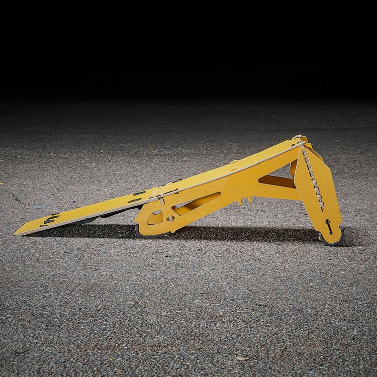 Rampa Sarituri Portabila MTB Hopper Lite 2025 Galben - PlayBike.ro