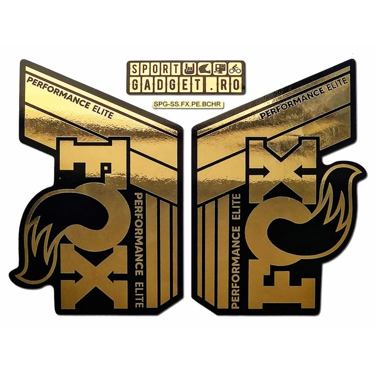 Stickere Furca Fox 38 Performance Elite Replica V2 Decal Kit Metallic ...