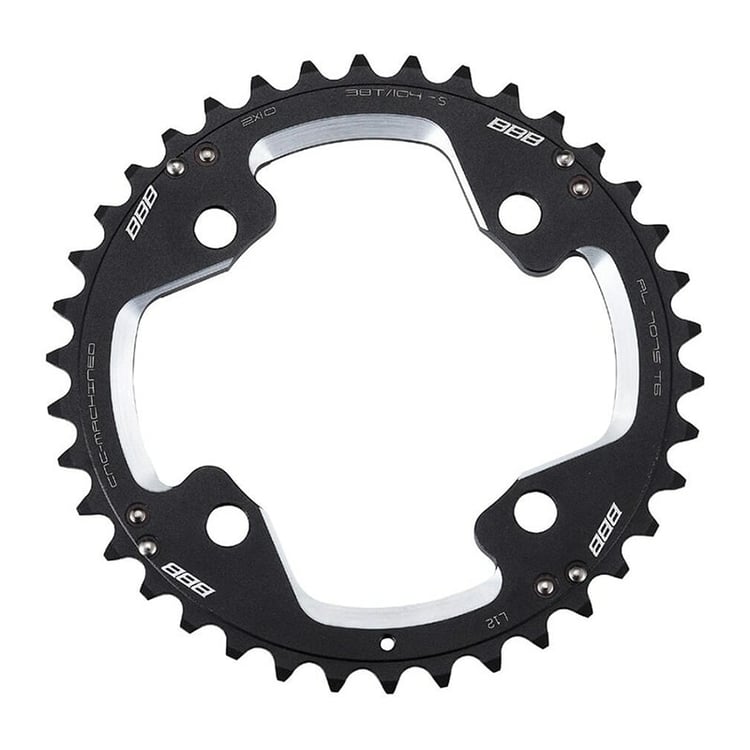 Foaie angrenaj BBB MTBGear comp. 2x10 Shim. XT 38T/104mm - PlayBike.ro