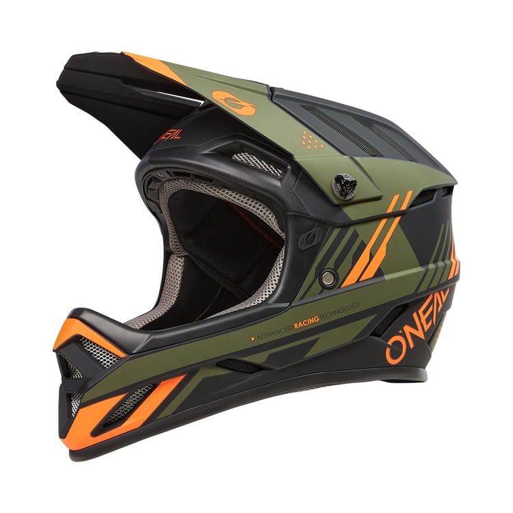 Casca Oneal Backflip Strike Black/Orange/Olive - PlayBike.ro