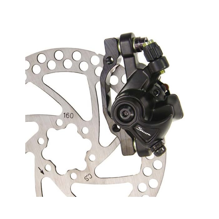 Frana disc mecanica Saccon DM 33 spate rotor 160 mm - PlayBike.ro