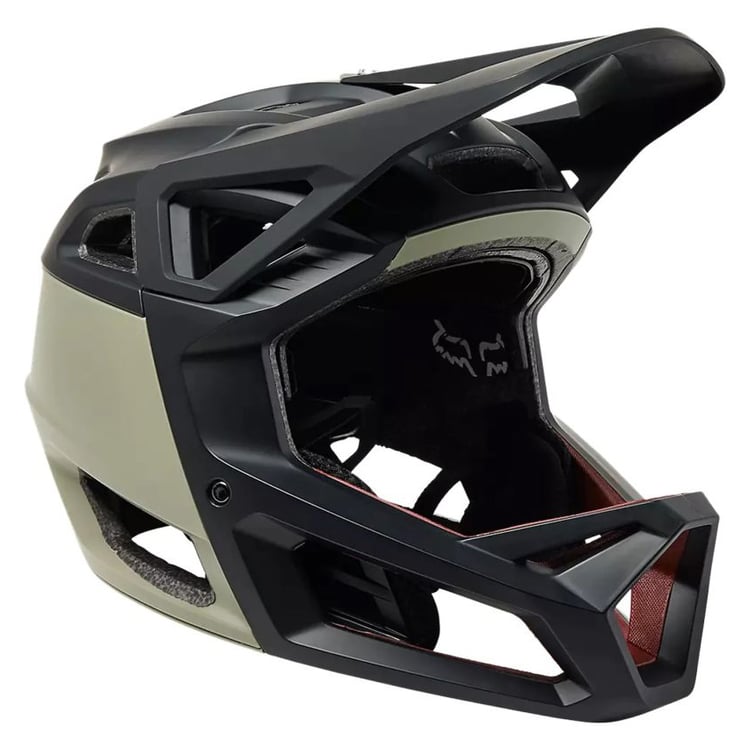 Casca Fox Proframe Helmet RS CE Black/Green - PlayBike.ro